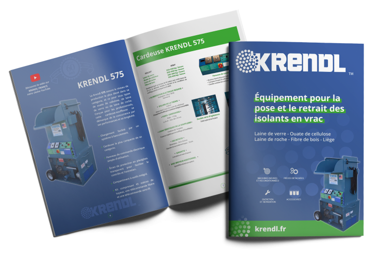 Landing page - Brochure Krendl - Krendl.fr - Équipement d'isolation